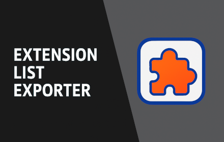 Extension List Exporter - Extension